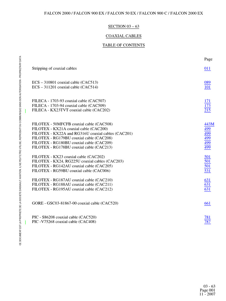 SECTION 63 Coaxial Cables | PDF | Electricity | Electrical Engineering