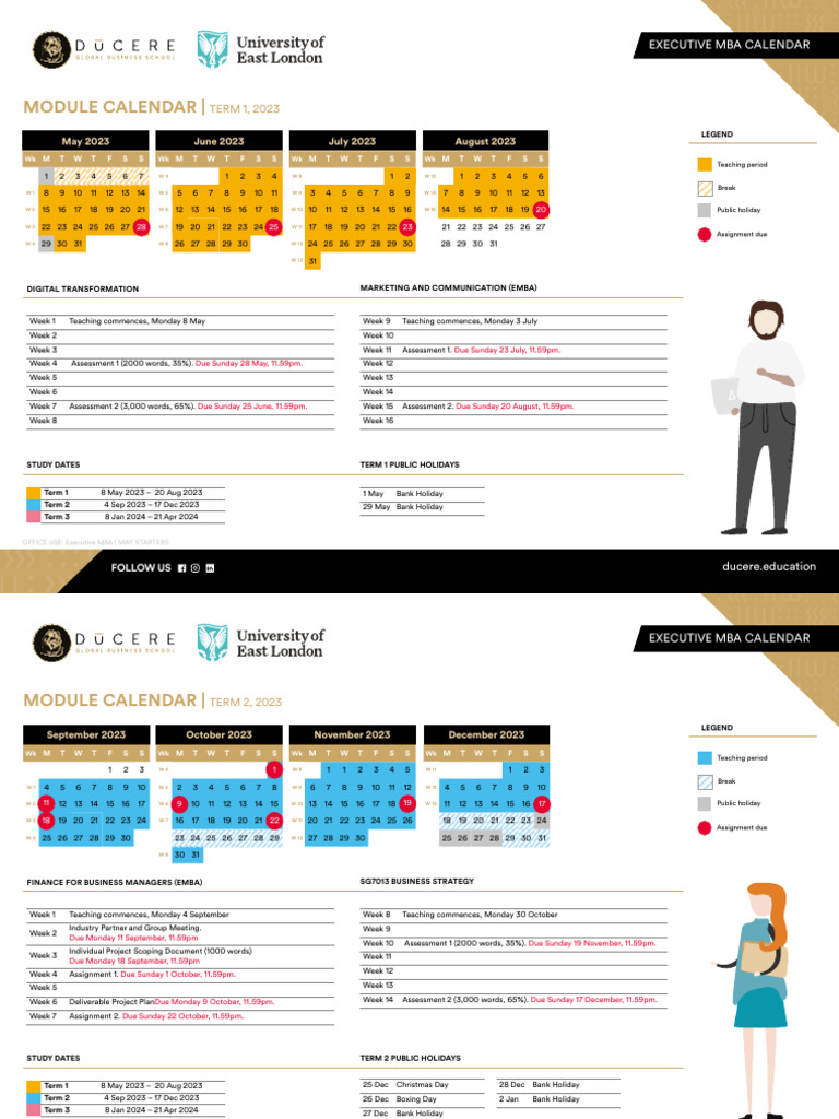 UEL DC Executive MBA Module Calendar 2023_May_web | PDF | Observances ...