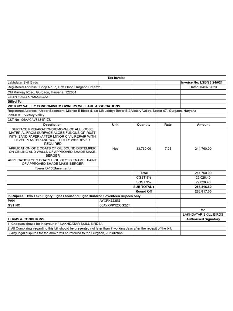 Ireo Victor Valley - LSB - 23-24 - 021 - Sheet1 | PDF