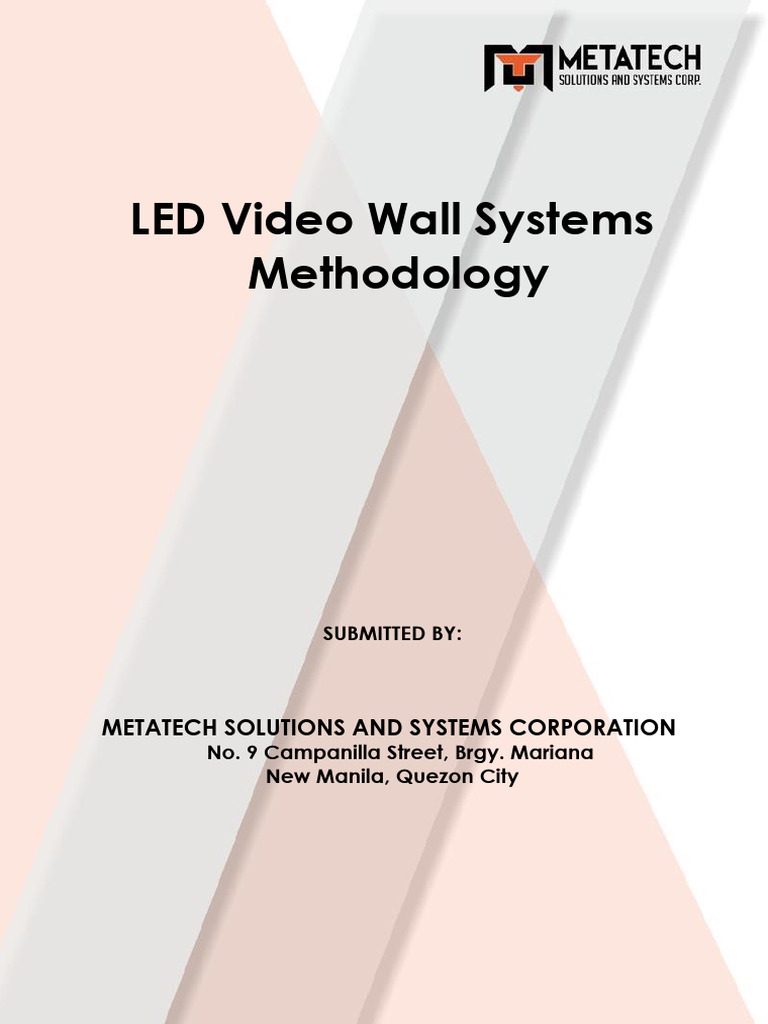 LED Wall Installation Guide | PDF | Scaffolding | Equipment