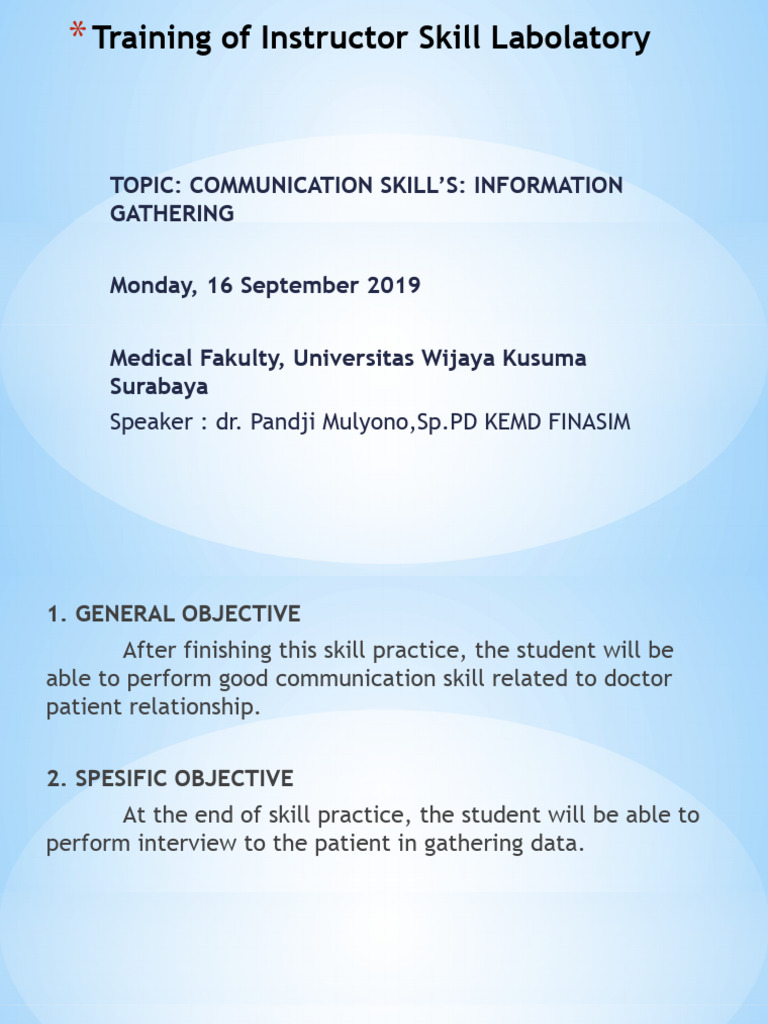 Skill's Laboratory Modules | PDF | Nonverbal Communication | Psychology