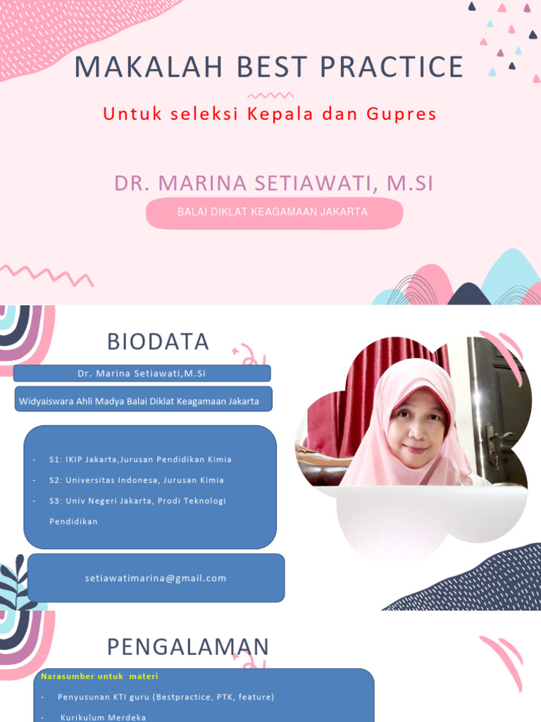 Makalah Best Practice Untuk Kepl Dan Gupres | PDF