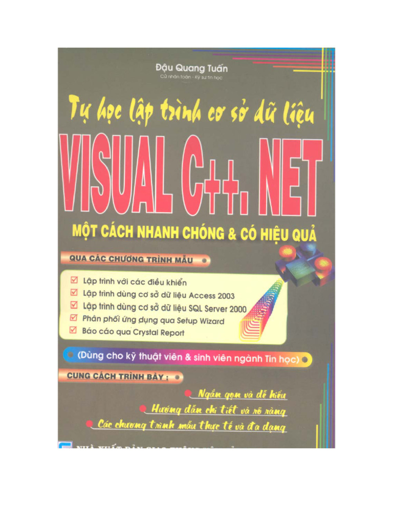Tu Hoc Lap Trinh Co So Du Lieu Visual Basic C Net Mot Cach Nhanh Chong Va Co Hieu Qua Qua Cac ...