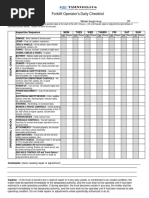 Genie 25S 35S Inspection Checklist | PDF