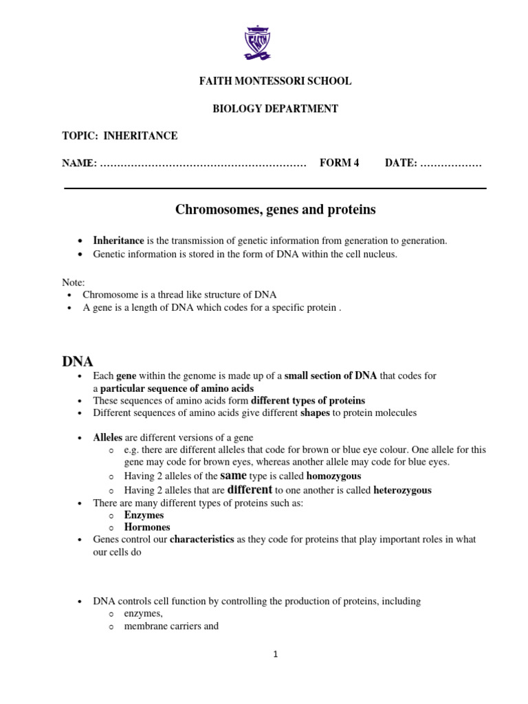 INHERITANCE | PDF | Dominance (Genetics) | Genotype