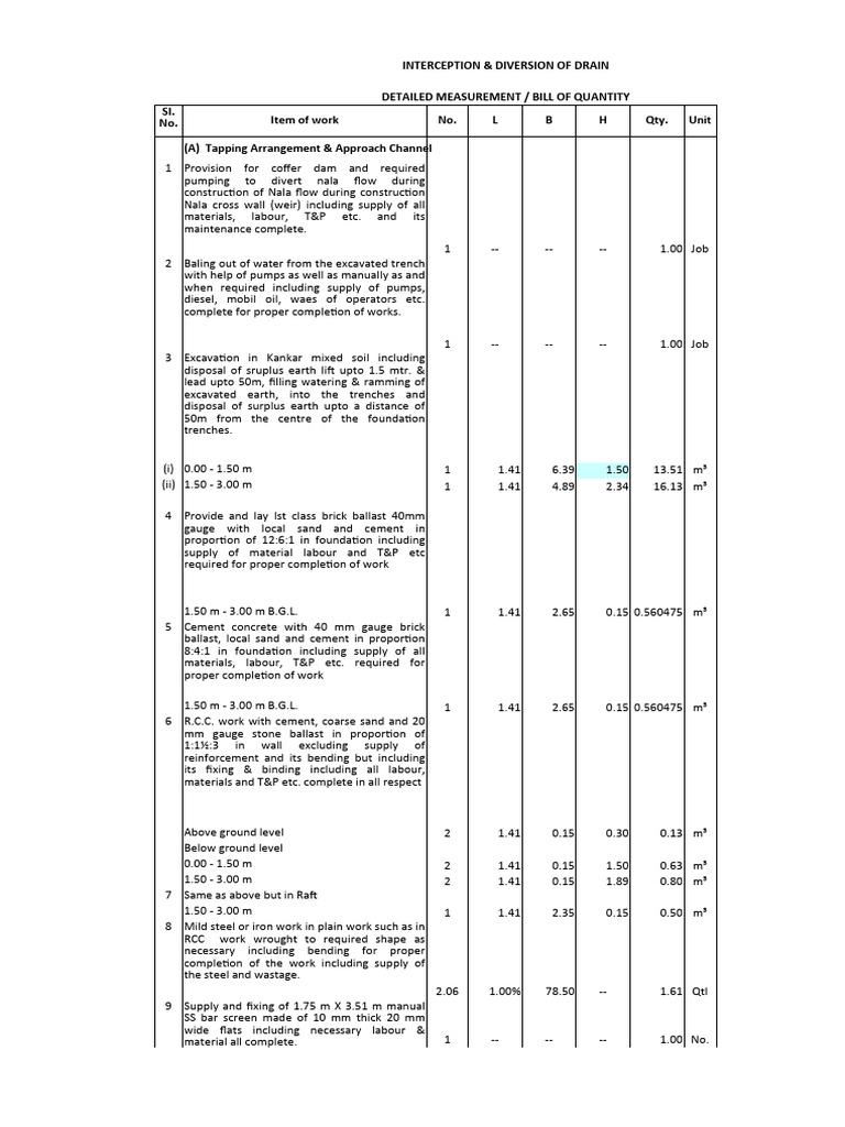 3. Civil Estimates part -1 | PDF | Civil Engineering | Building Engineering