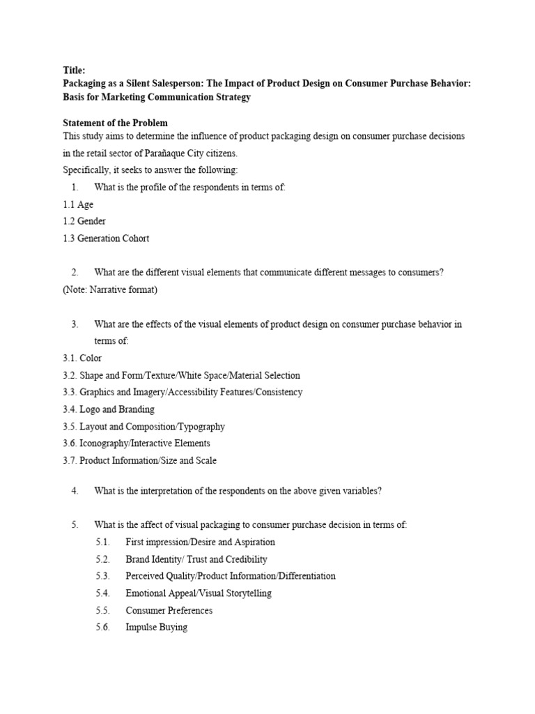 SOP and Survey Questionnaire (Official) | PDF | Brand | Typography