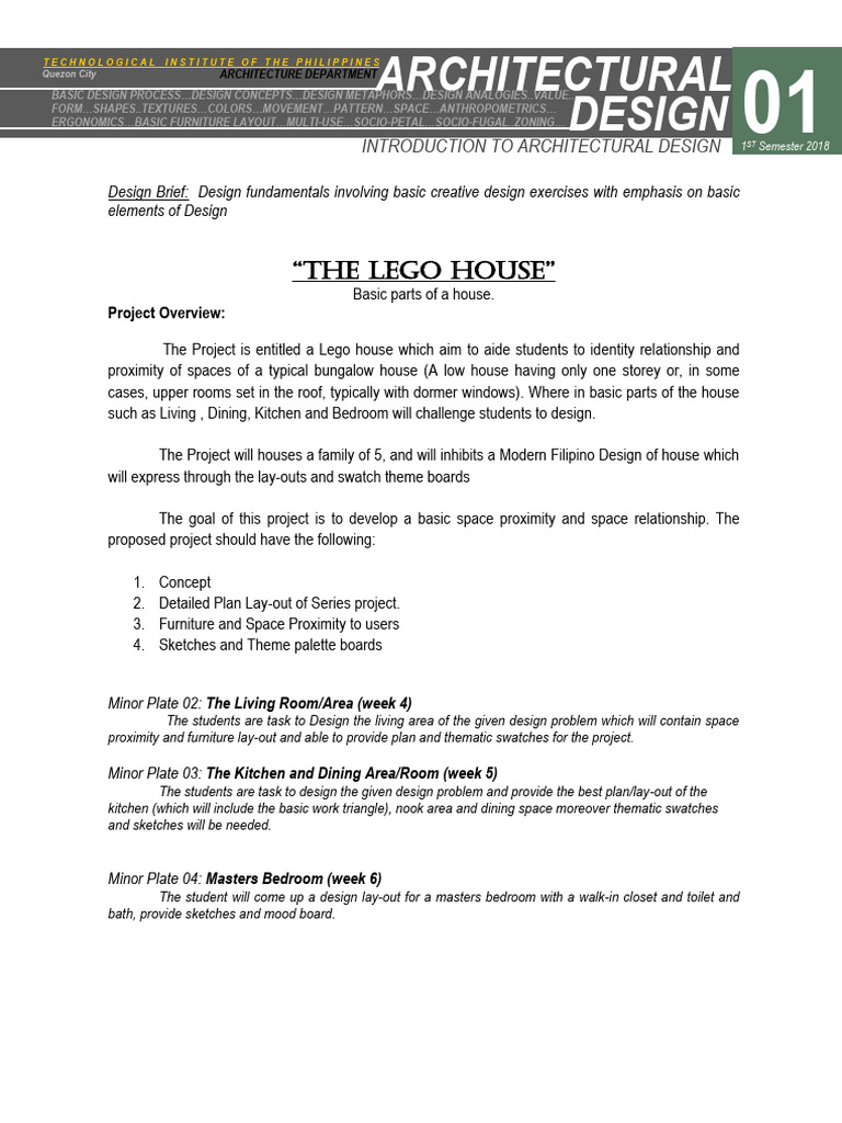 Architectural Design: "The Lego House" | PDF | Design