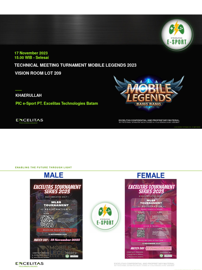 Turnamen Mobile Legends 2023 | PDF