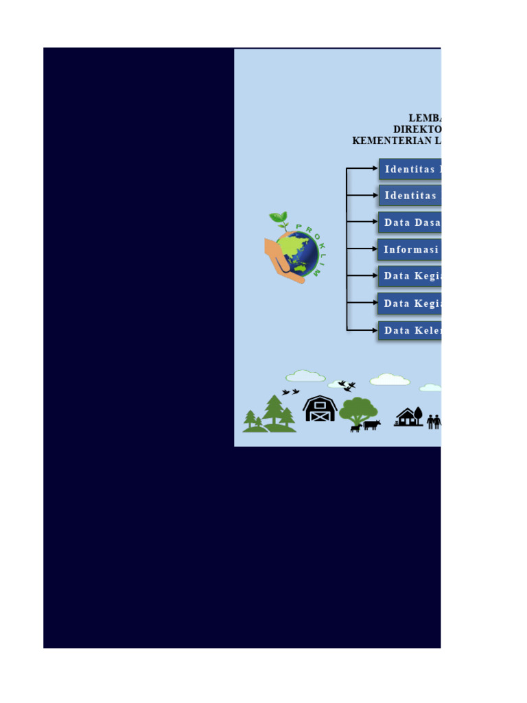 Lembar Isian Proklim KOSONG Klabinain | PDF