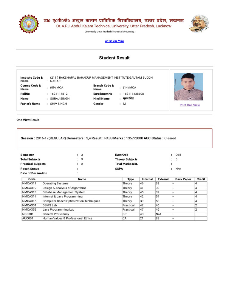 One View by AKTU SDC Team | Download Free PDF | Computing | Computer Science