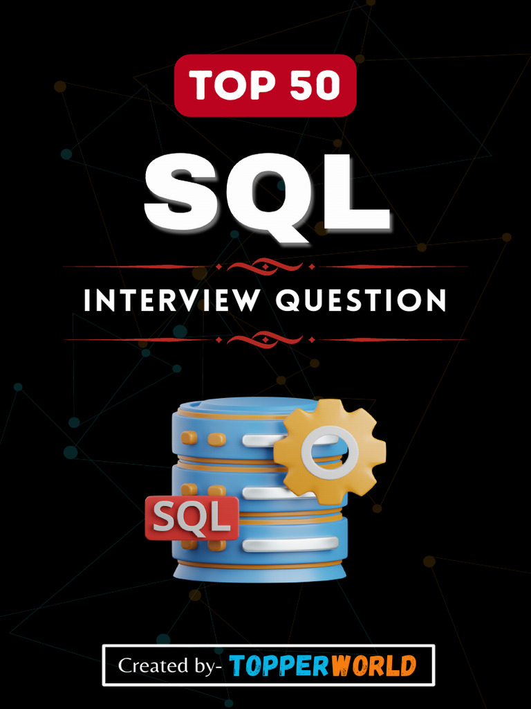 Top SQL Interview Questions | PDF | Database Index | Sql