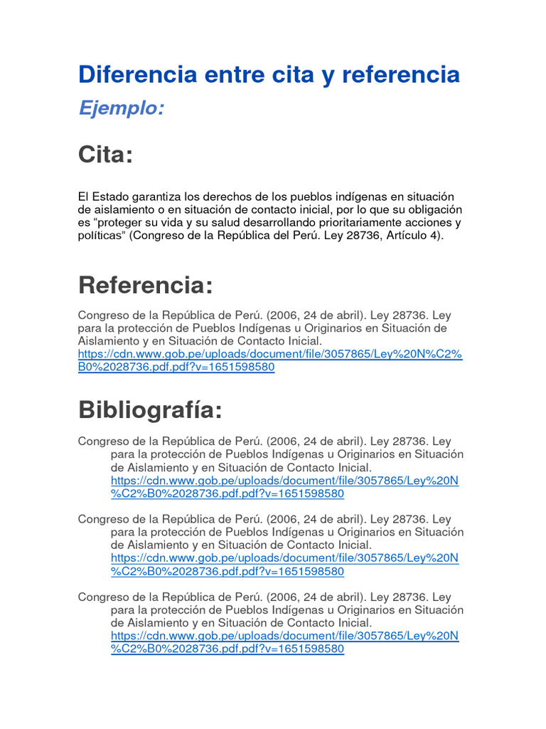 Citas y Referencias APA | PDF | Perú | Evolución