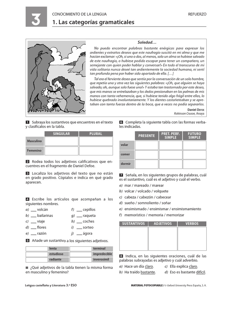 Dosier Repaso Cat - Gramaticales DEF | PDF | Adjetivo | Sustantivo
