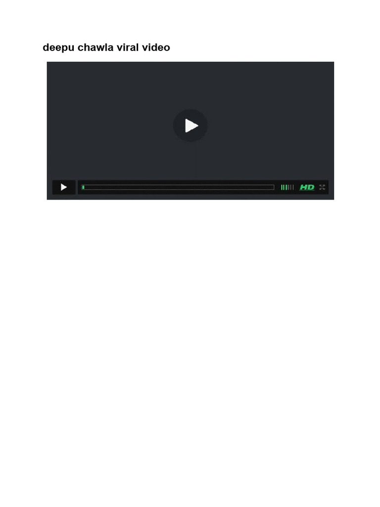 Deepu Chawla Viral Video | PDF