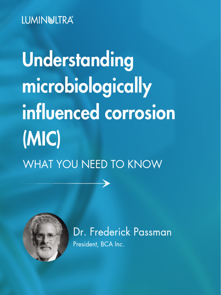 Understanding Microbiologically Influenced Corrosion MIC 1697549073 | PDF