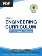JNTUK - B.Tech. - R23 - Course Structure & I Year Syllabus | PDF ...