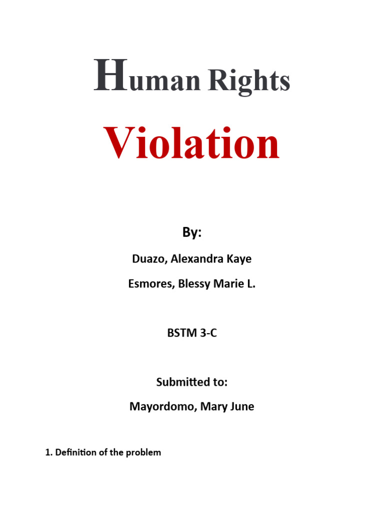 Human Rights | PDF | Human Rights | Dignity