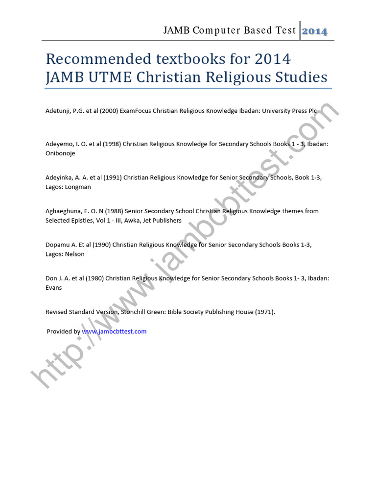 Essential CRS Textbooks for SHS | PDF | Religion & Spirituality