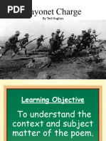 Bayonet Charge - Ted Hughes | PDF | Poetry | Empathy