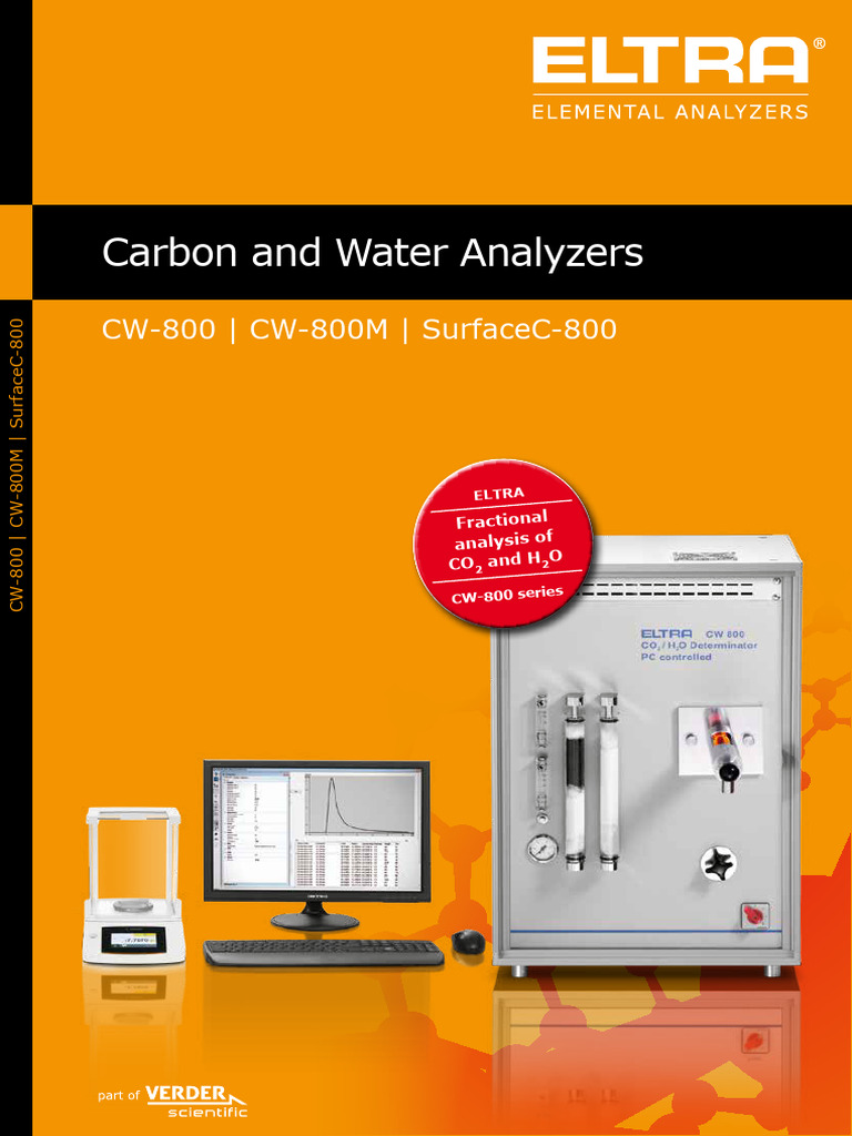 Brochure cw-800 cw-800m Surfacec-800 en | PDF | Total Organic Carbon | Carbon