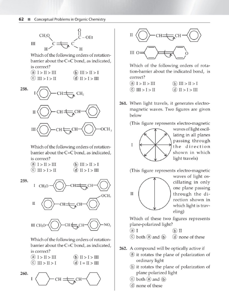 D K Singh Conceptual Problems in Organic Chemistry For Engineering | PDF