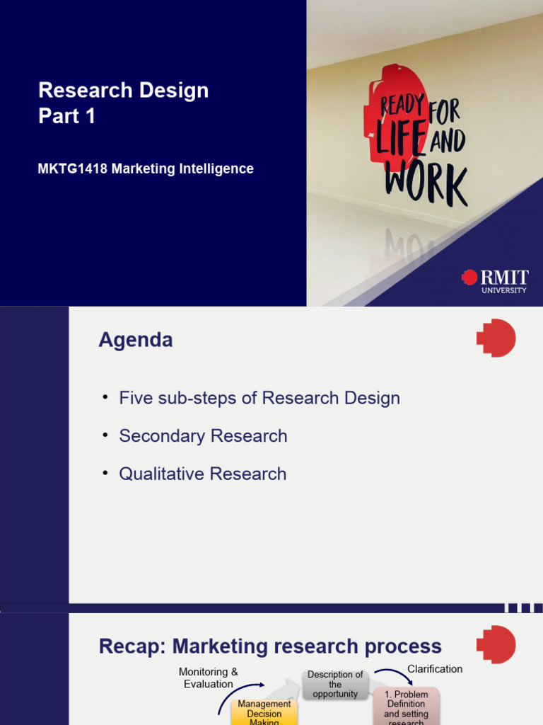 MKTG1418 - 2023C - 03 - Research Design - Part 1 | PDF | Survey ...