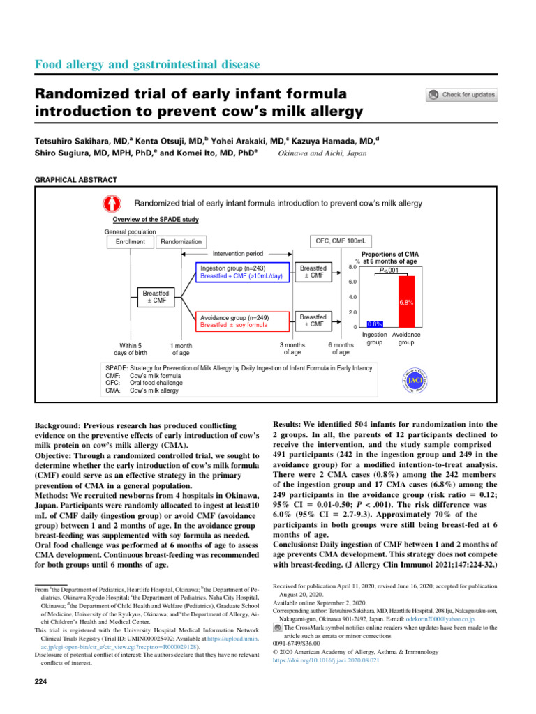 Infant Formula - CMPA | PDF | Medical Specialties | Health Sciences