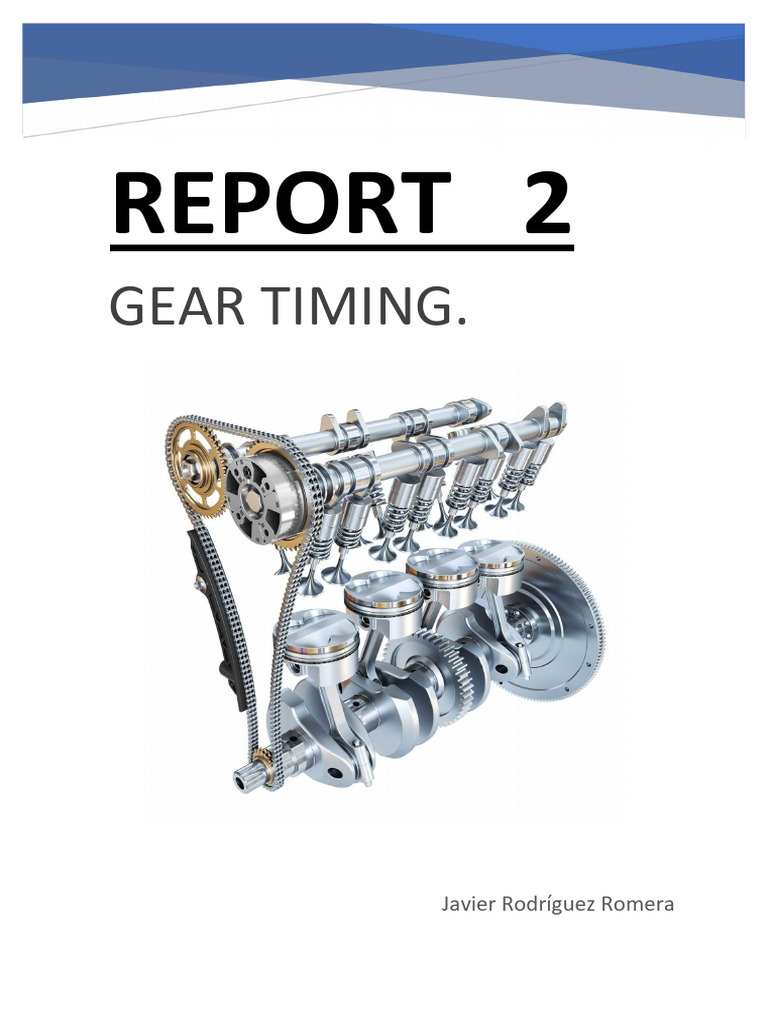 Gear Timing | PDF | Internal Combustion Engine | Valve