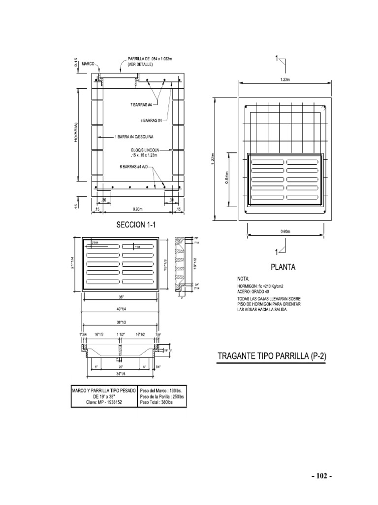 TRAGANTE TIPO 2P | PDF