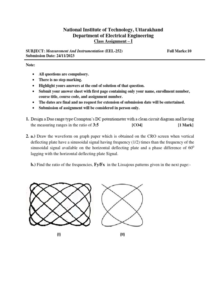 Class Assignment 1 | PDF | Capacitor | Transformer