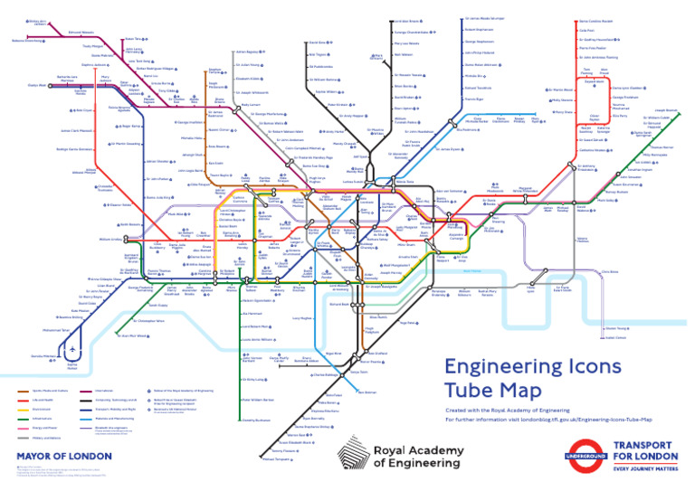 Engineering Icons Tube Map | PDF | London