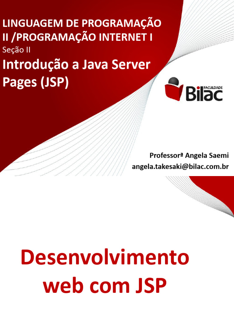 Introdução A Java Server Pages (JSP) | PDF | Informática | Engenharia ...