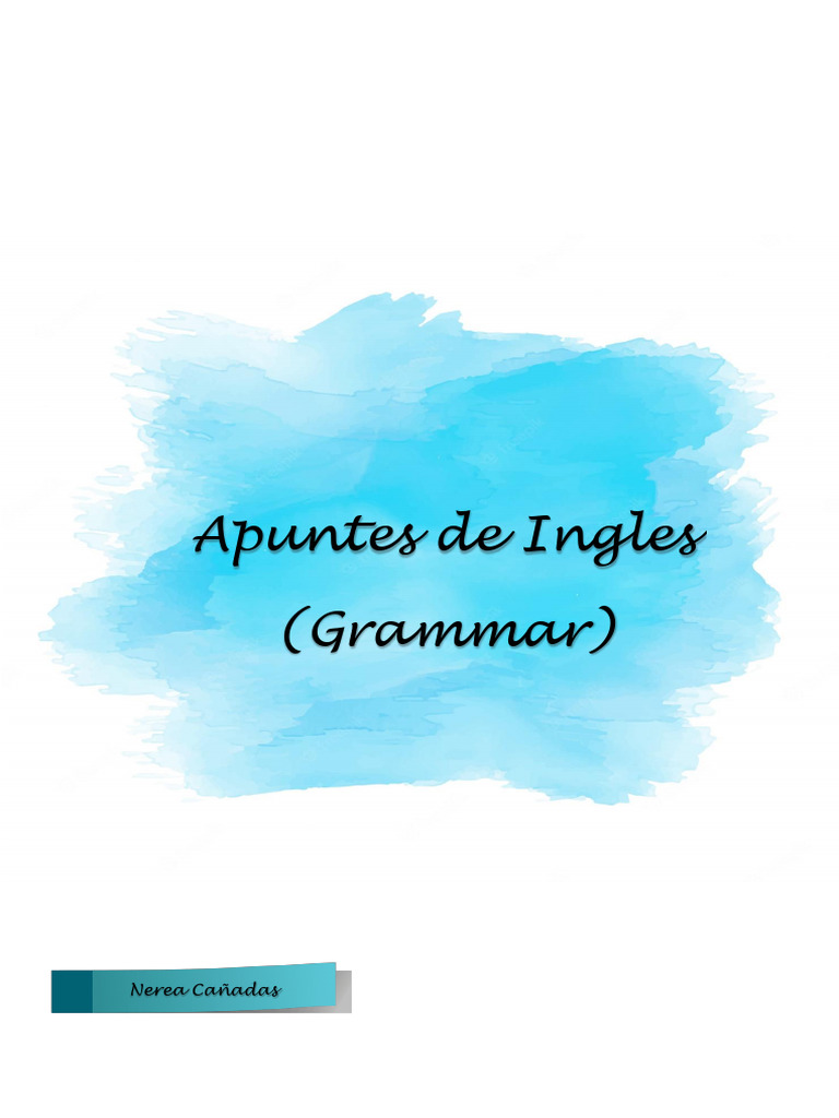 Apuntes De Ingles B2 Grammar Pdf Object Grammar Grammatical