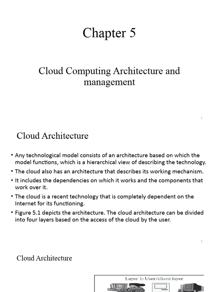 Cloud Computing Architecture Overview | PDF | Cloud Computing ...