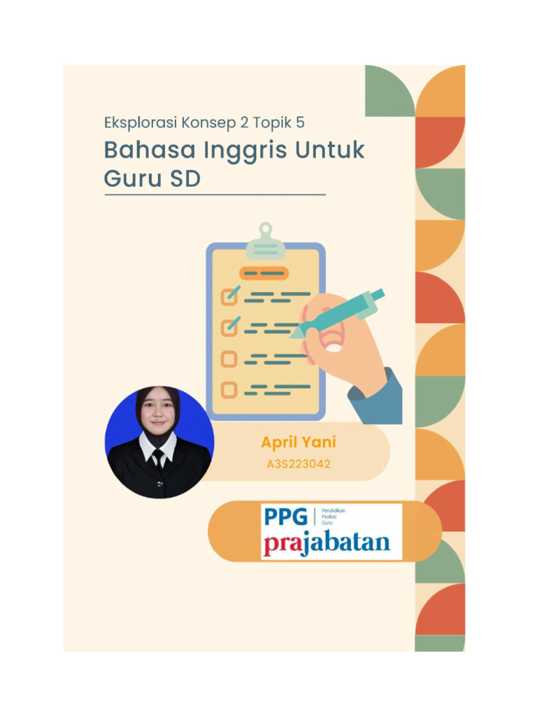 Tugas T.5 Eksplorasi Konsep 2 April Yani A3S223042 | PDF