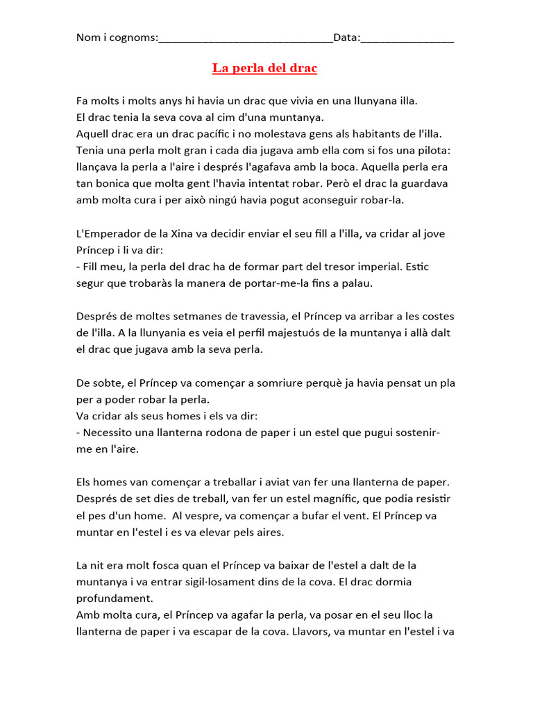 Parts D'un Conte | PDF