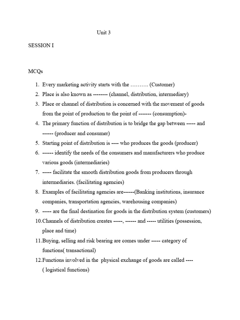 Worksheet Unit 3 Session 1 | PDF