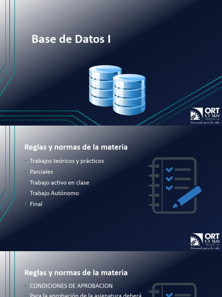 Unidad 1 - Base de Datos | PDF | Bases de datos | Archivo de computadora