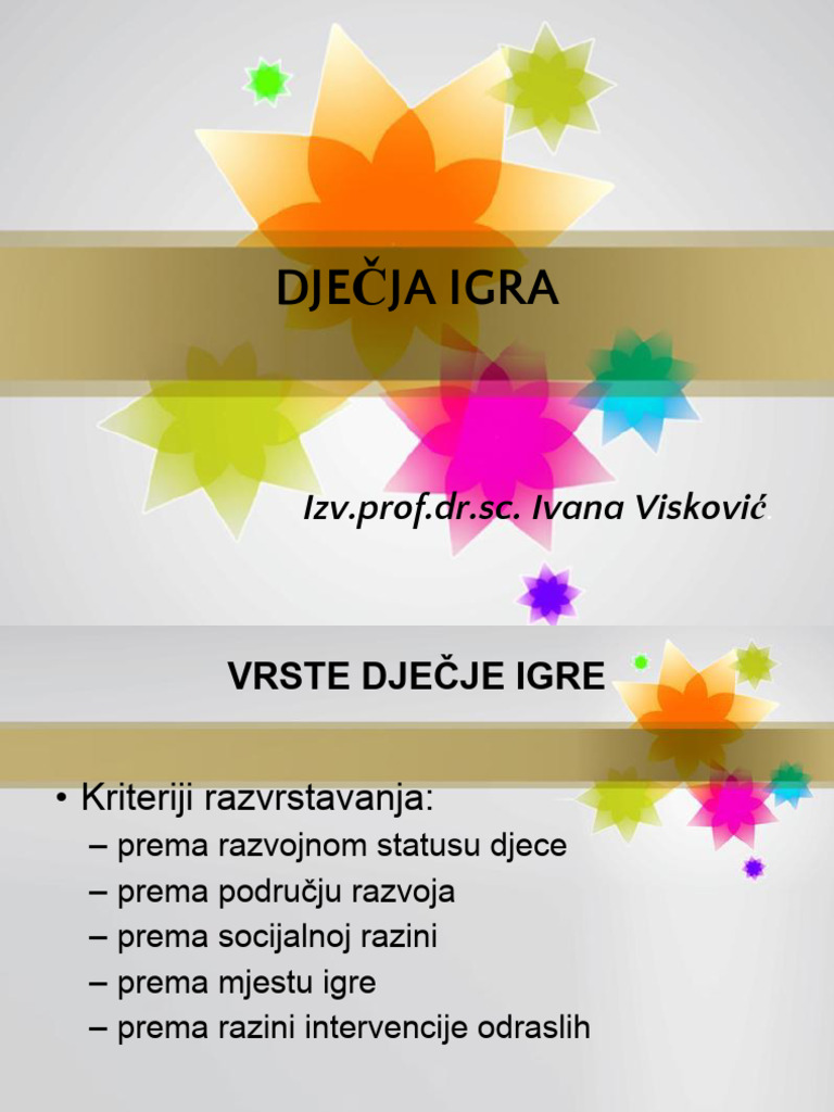 Dječja Igra | PDF