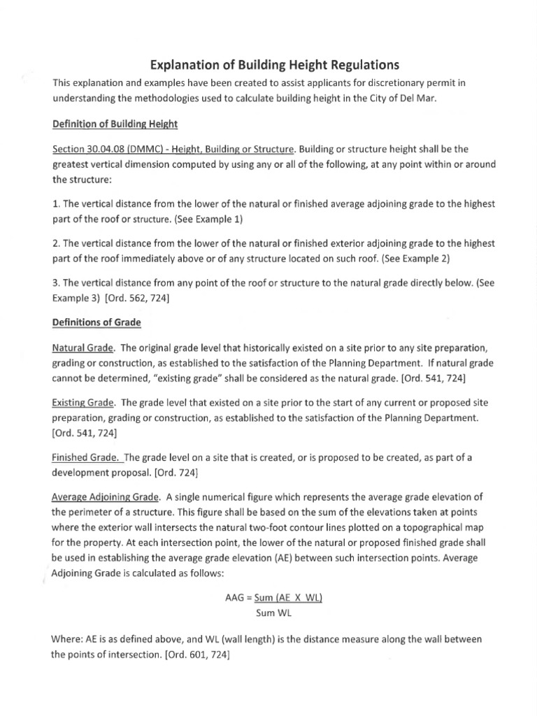 Measuring Building Height - Del Mar - 201407101912291915 | PDF | Height ...