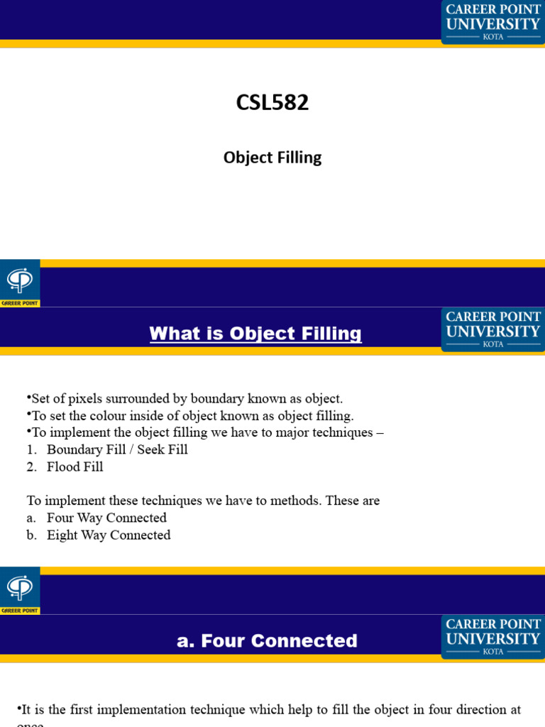 Boundary Fill - Lect - 09 | PDF | Computer Science | Computer Graphics