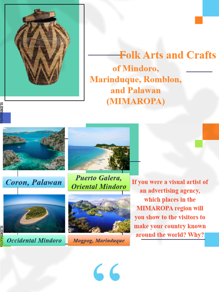 MIMAROPA Arts and Crafts Overview | PDF