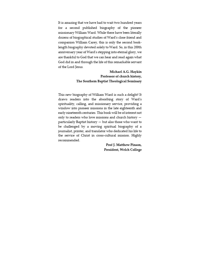 William Ward Sample Pages | PDF | John Wesley