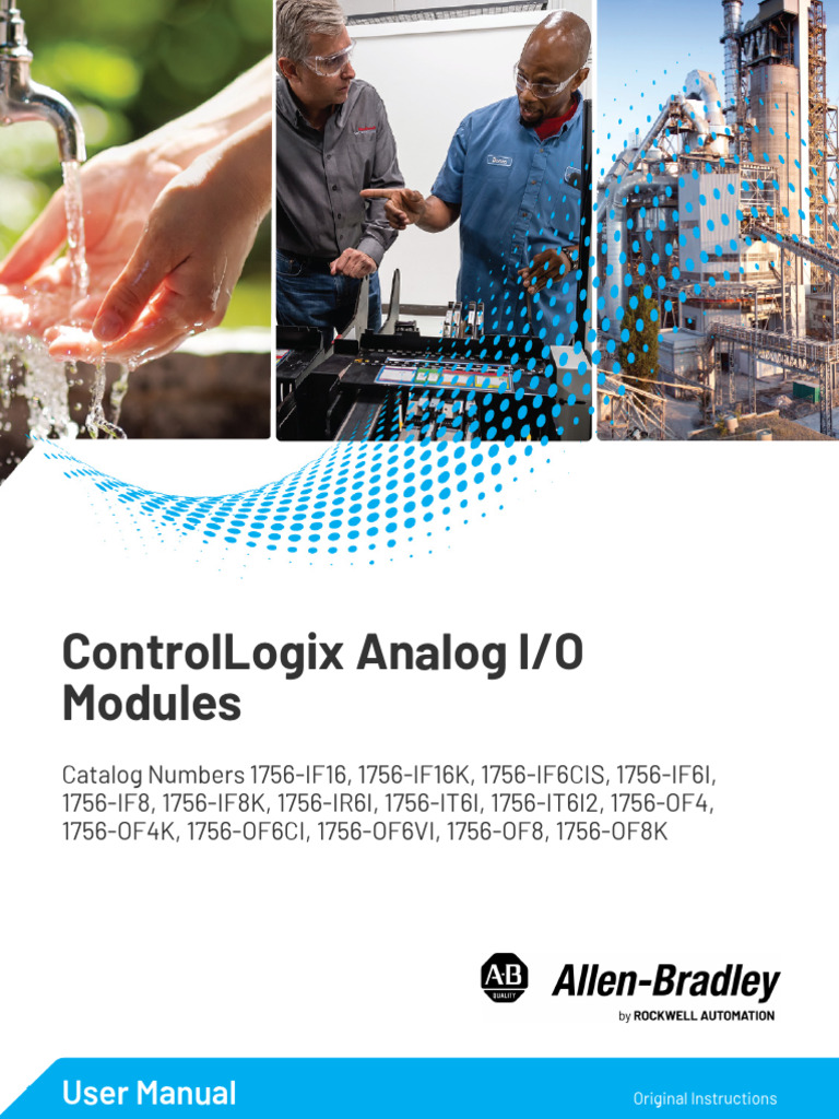 Controllogix Analog I/O Modules: User Manual | PDF | Programmable Logic ...