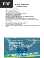 Mr. and Ms. Intrams Q&A | PDF