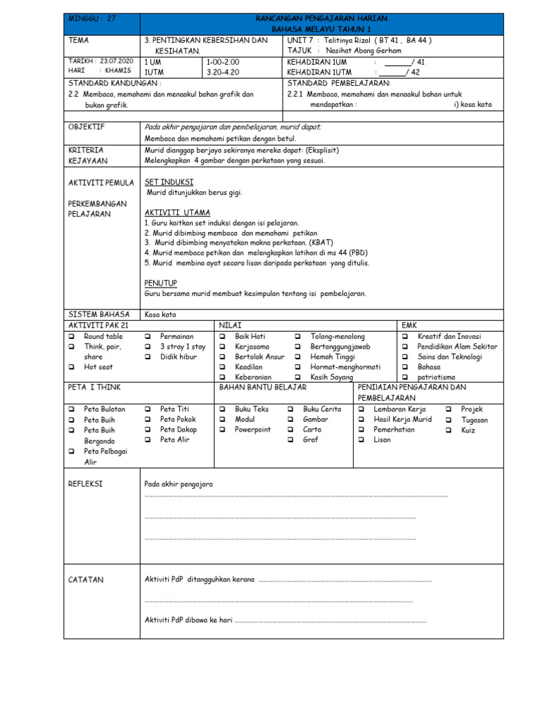 Unit 7 BM THN 1 | PDF