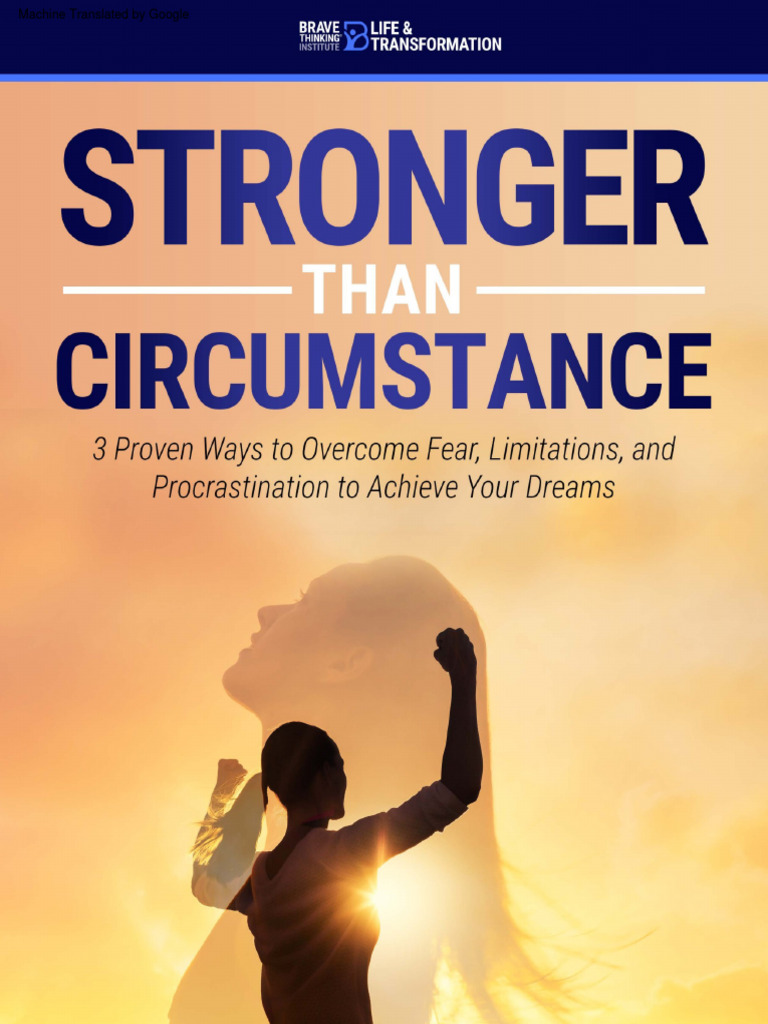 Stronger-than-Circumstances-2023 Traducido | PDF | Paradigma | Sueño