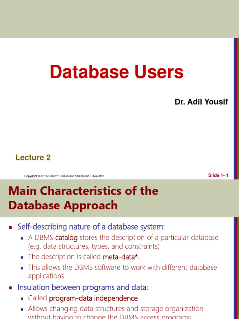 Lecture 2 | PDF | Databases | Database Transaction