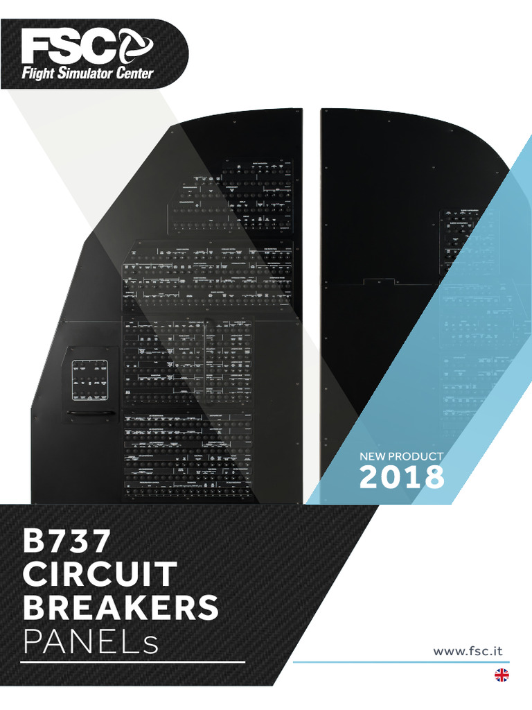 FSC B737NG CIRCUIT BREAKER WALL PANEL - CAPTAIN AND FO Brochure ...